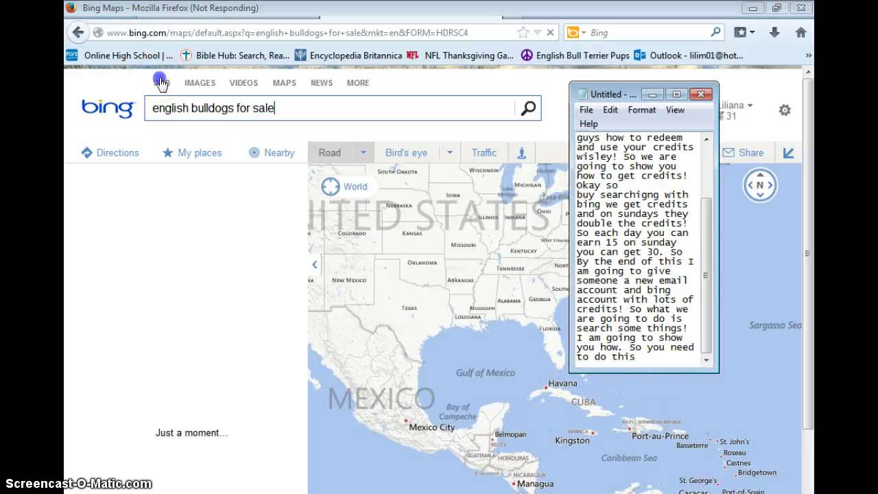 Bing rewards contest and free acount with credits~ - YouTube