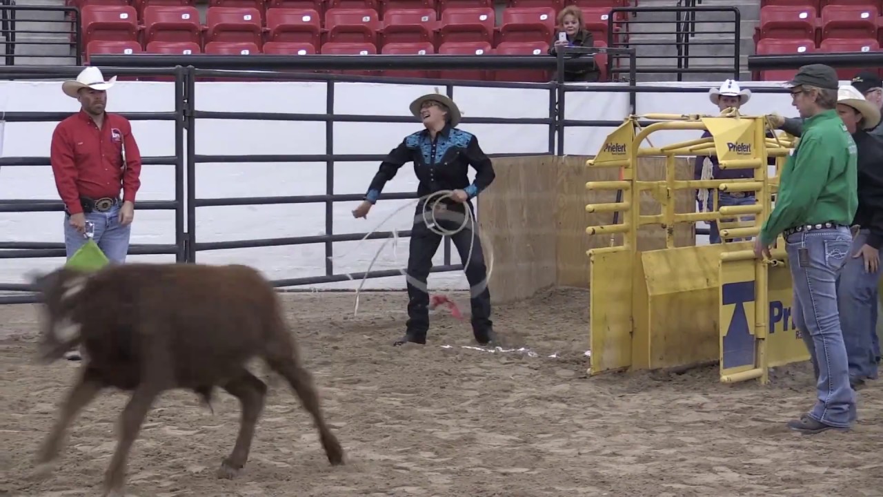 2016 Finals Rodeo Calf Roping On Foot - YouTube