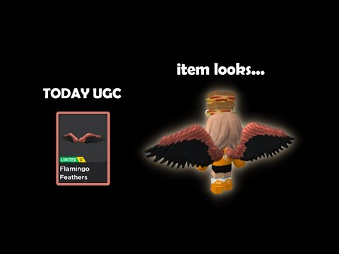 Free Limited UGC - Flamingo Feathers (sold out 🚫) - YouTube
