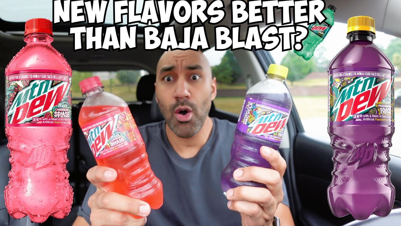 Baja Blast Caribbean Splash And Baja Blast Passionfruit Punch Review ...