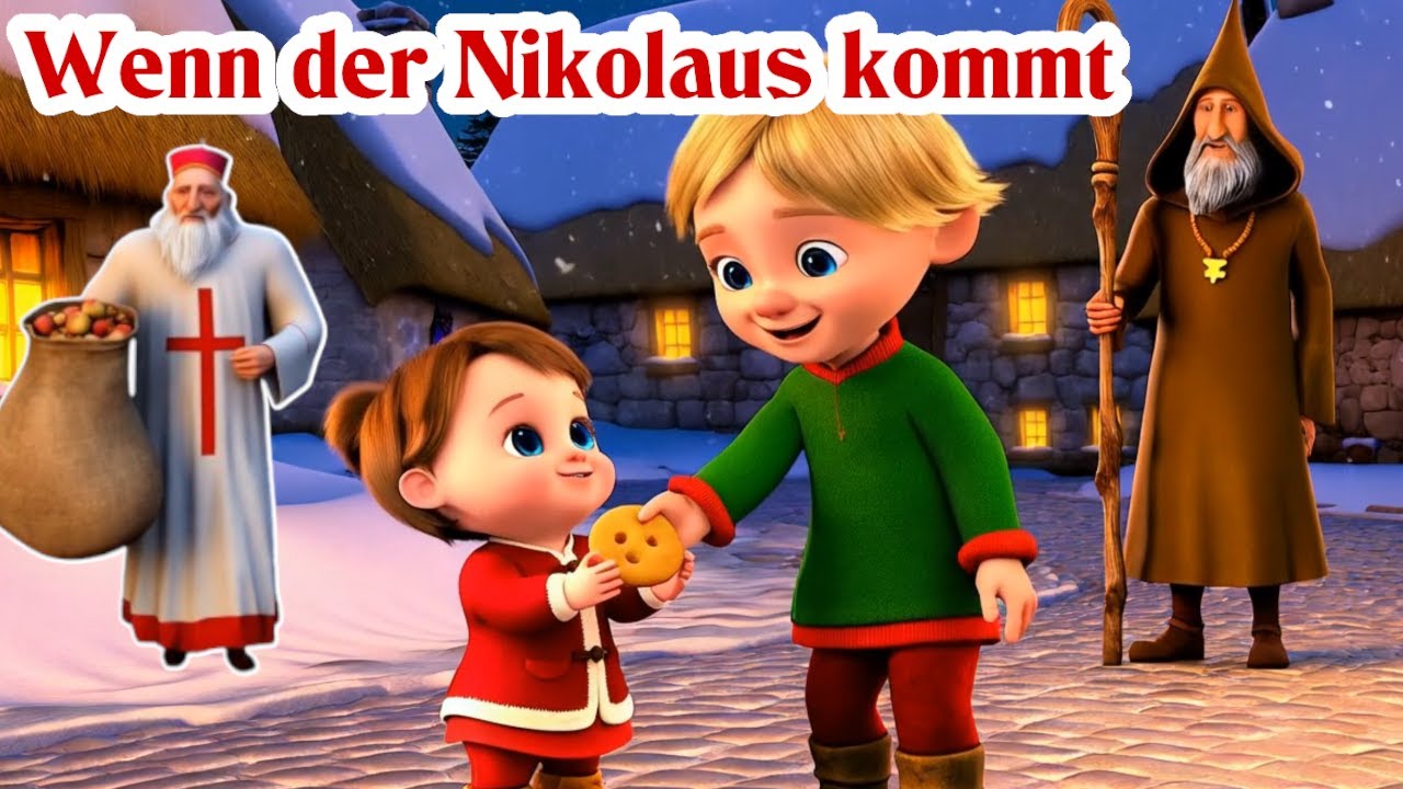 Der Nikolaus kommt bald 🎅 Ein liebevoll geschriebenes Lied für Kinder und Familien! 🌄 - YouTube
