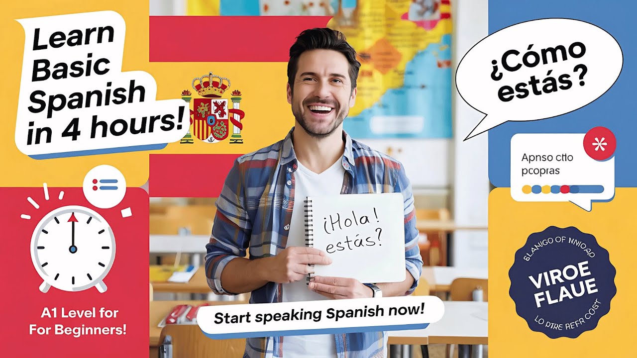 Learn Basic Spanish in Less Than 4 Hours - A1 Level for Beginners ...