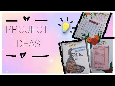 Project ideas|| Project on Advertisement||Beautiful and easy project ...