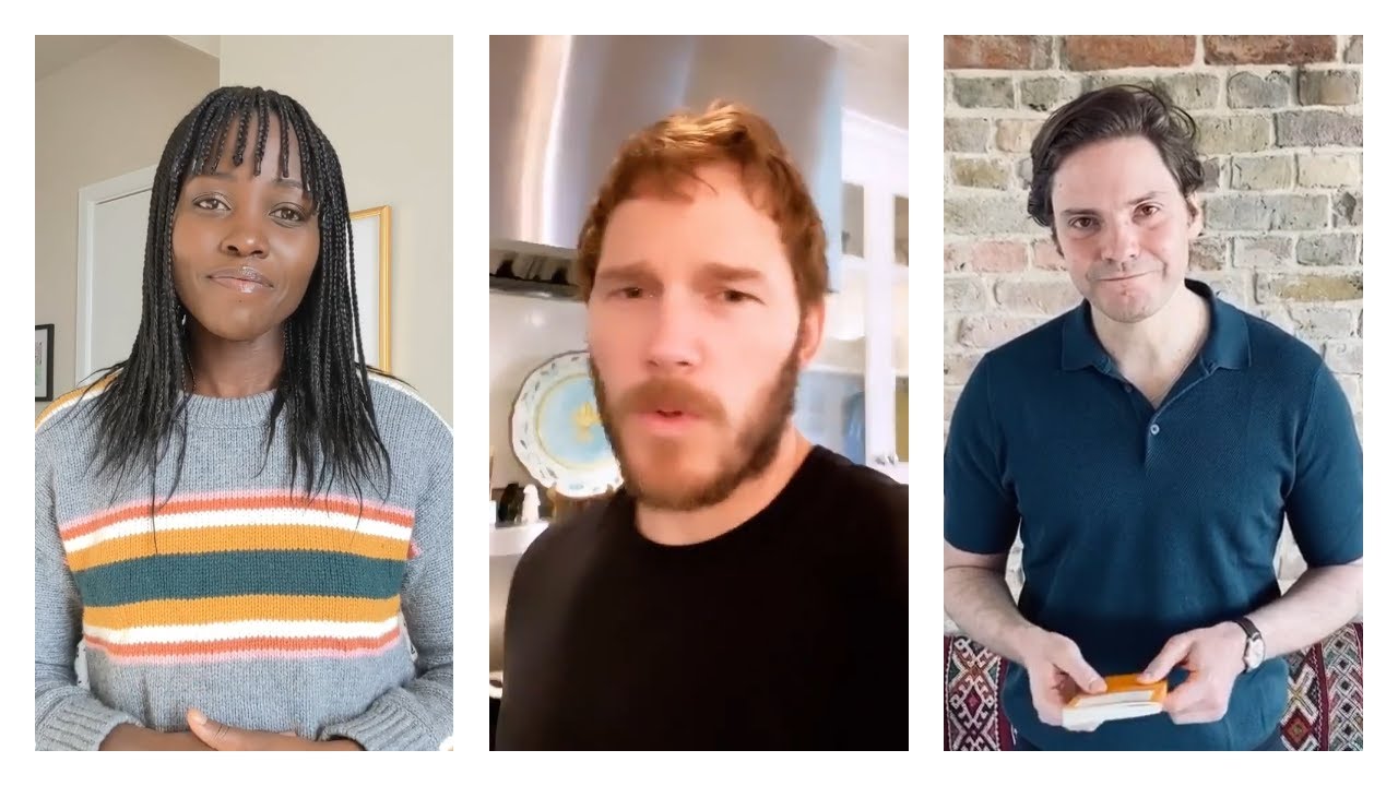 Marvel Cast During Quarantine, Part 15 | Lupita Nyong'o, Chris Pratt ...