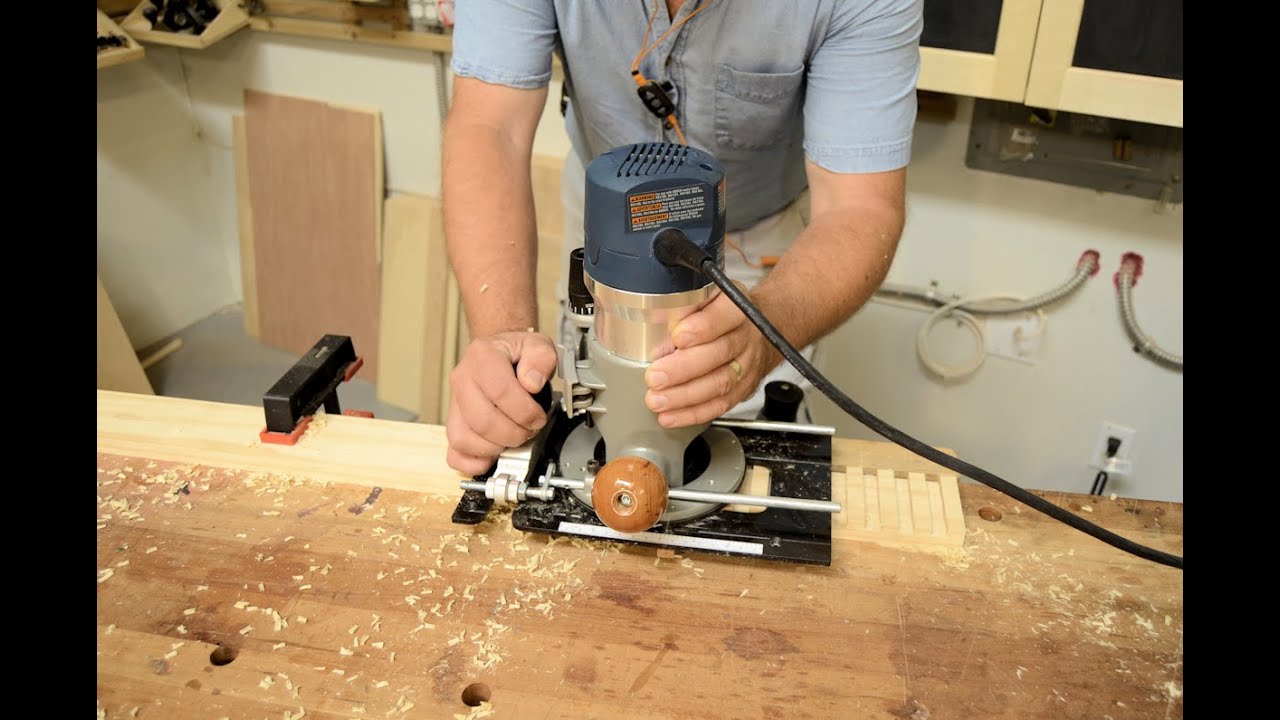How to route repeated Dados with the CRB7 Combination Router Base - YouTube