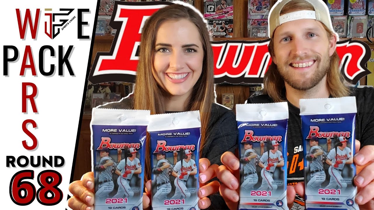 🥊 WIFE PACK WARS ROUND 68 🥊| 2021 Bowman Baseball Value Packs! - YouTube
