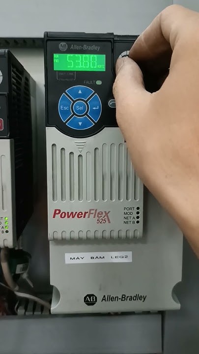 adjust Potentiometer Drive powerflex 525 - YouTube