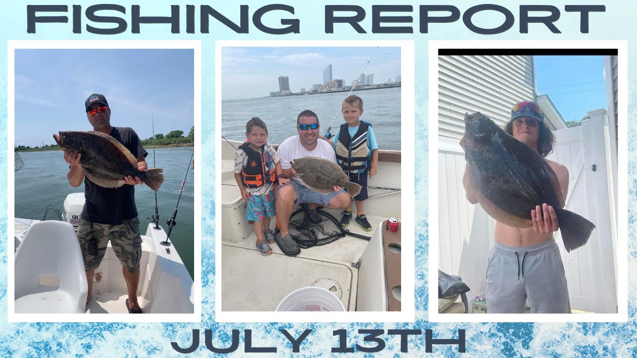 New Jersey Fishing Report July 13th #fishingreport #surffishing - YouTube
