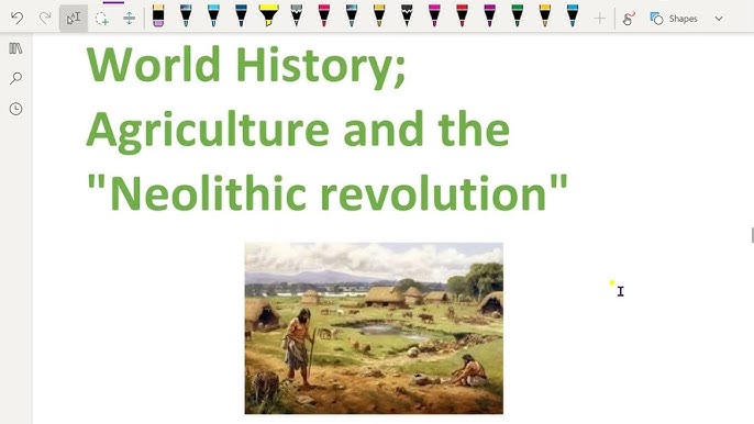 Neolithic Agricultural Revolution Timeline World History Neolithic