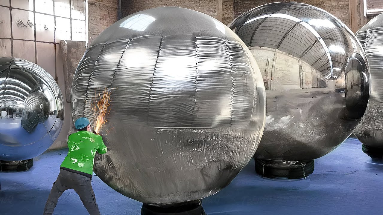 Genius Technique China Uses to Make Perfect Steel Spheres in Bulk - YouTube