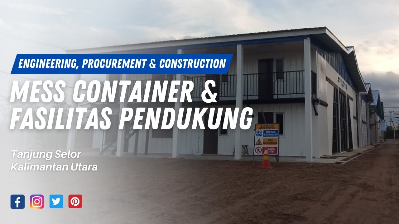 Mess Container dan Fasilitas Pendukung - YouTube