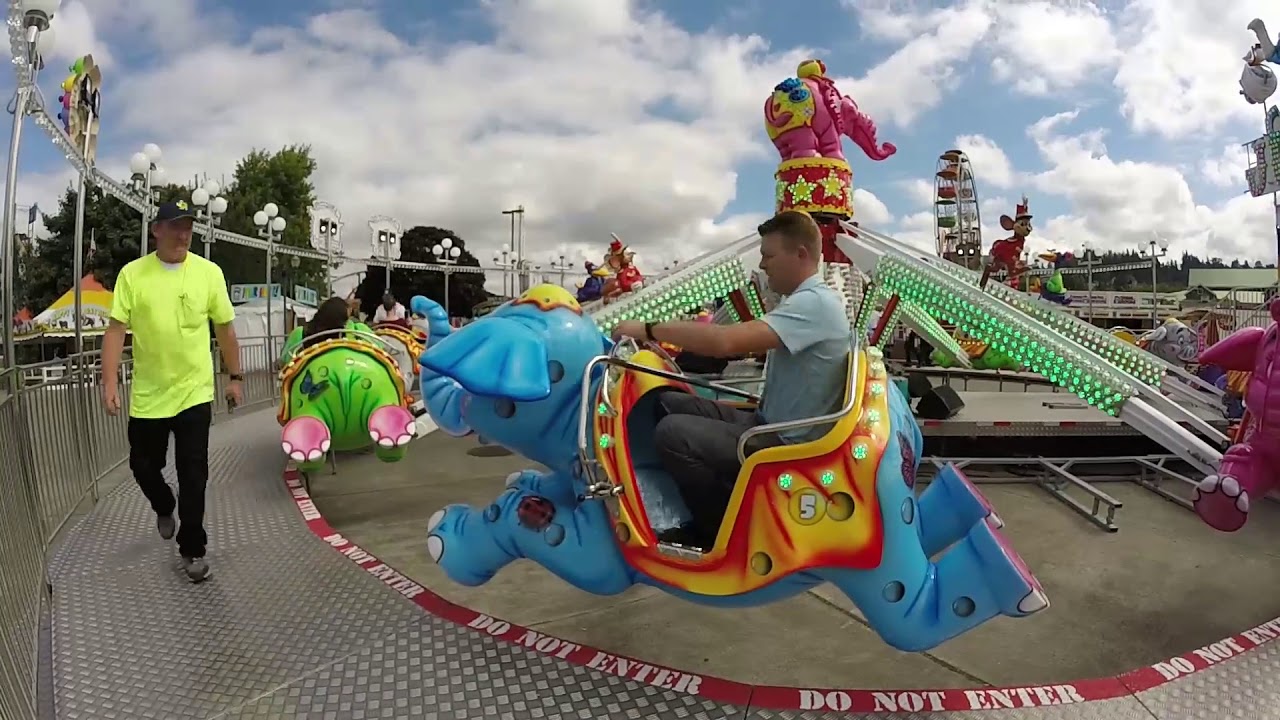 Sick on the kiddie ride! Jake's state fair preview - YouTube
