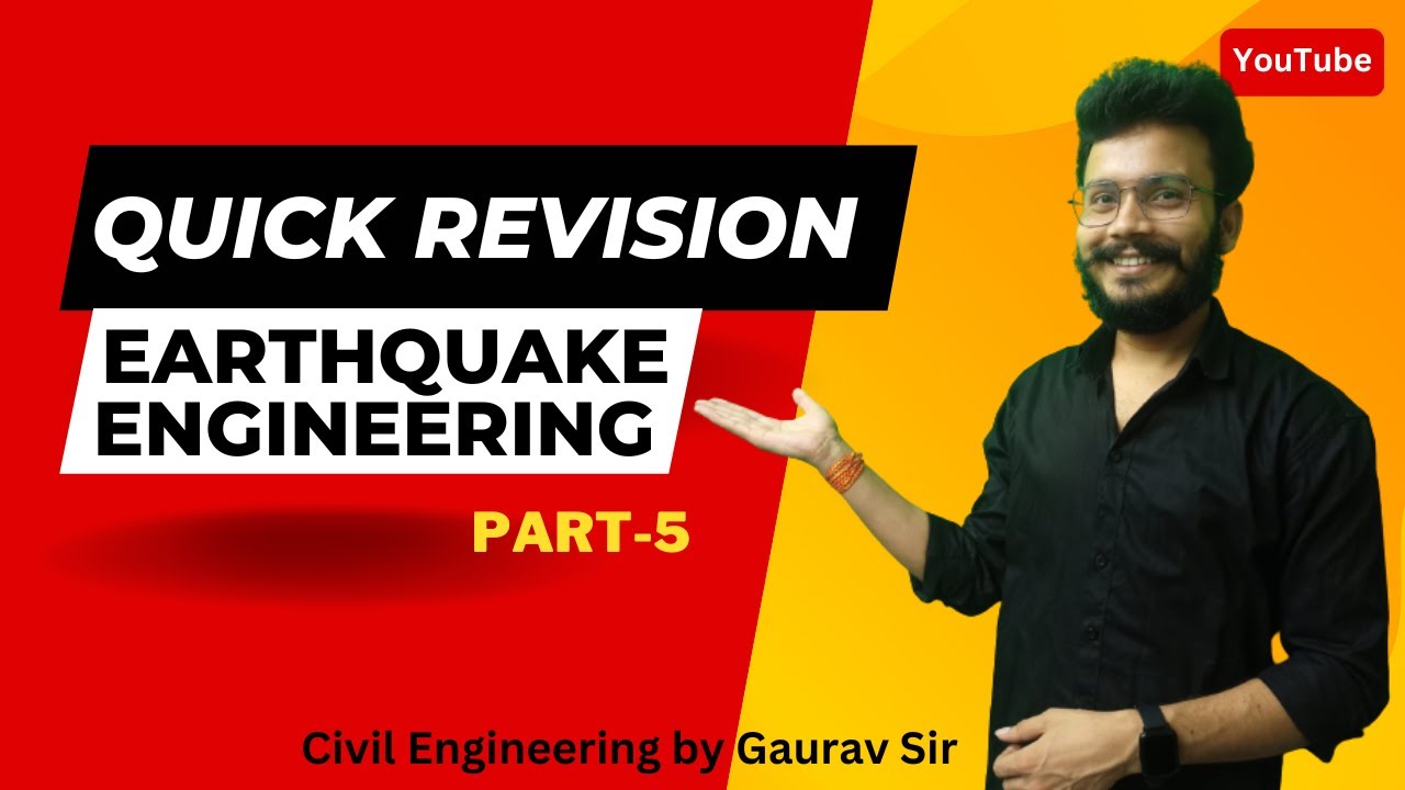 Earthquake Engineering | Quick Revision (part-5) | Civil Engg. | Polytechnic by Gaurav Sir ...