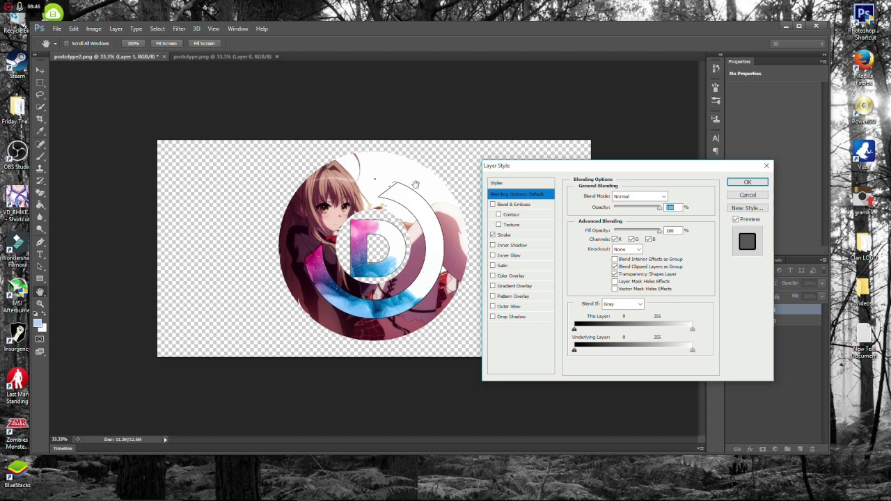 Creating a custom Gamer Pic W. Tokyoji/Photoshop - YouTube