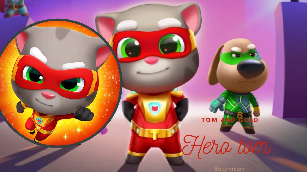 لعبه القط المتكلم وحرامي الذهب hero tom 2021 talking tom gold run p ...
