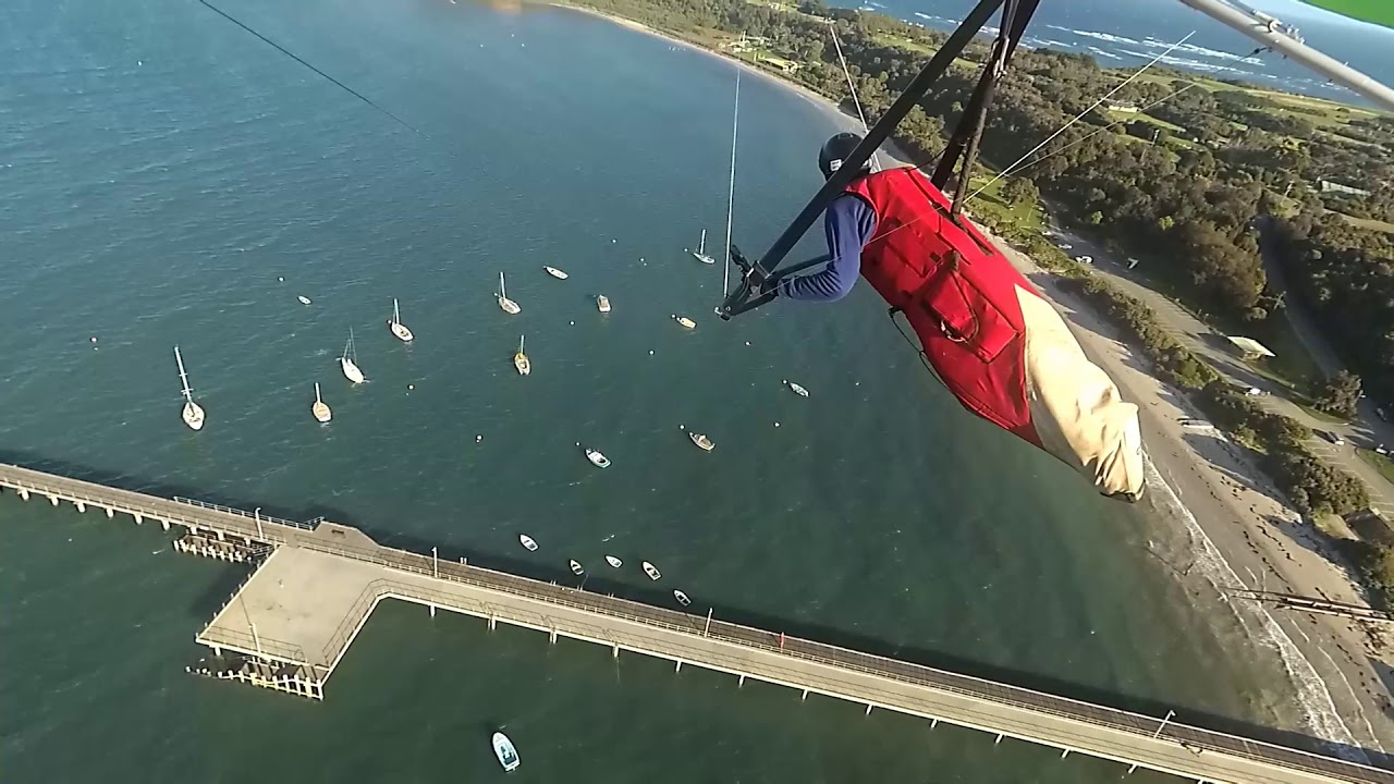 Hang Gliding, Flinders Pier, 13 July 2020 - YouTube
