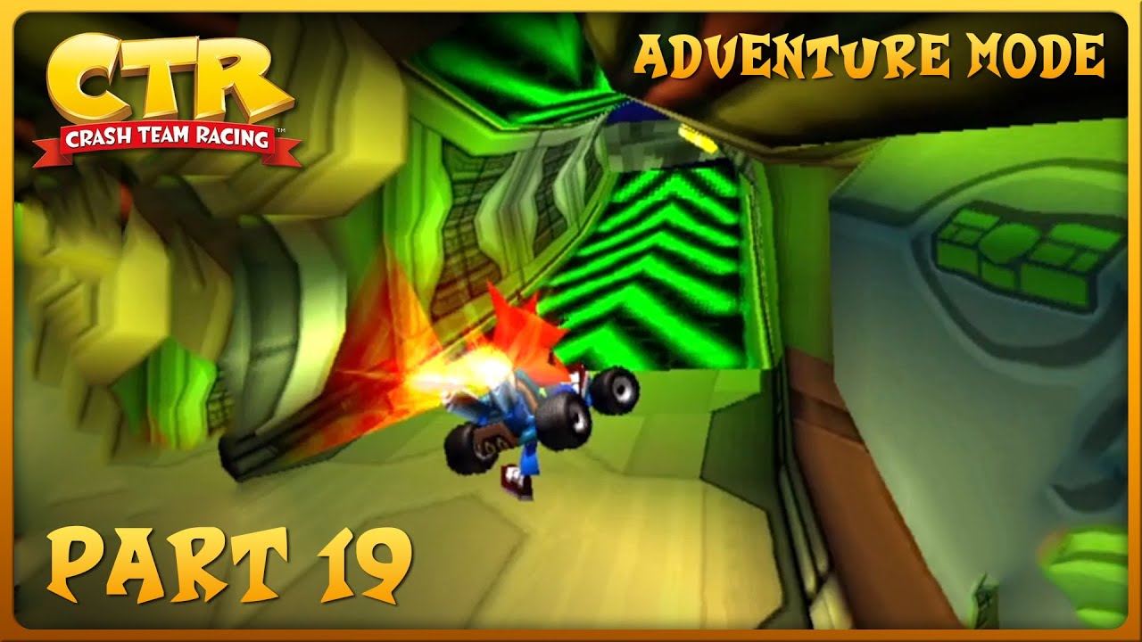 Crash Team Racing (PS1) - Adventure Mode - Part 19 - Oxide Station ...