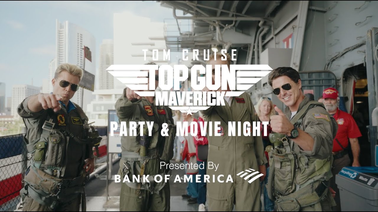 Top Gun Maverick Party & Movie Night | USS Midway Museum - YouTube