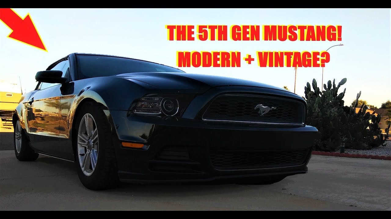 THE 5th gen FORD MUSTANG! MODERN and VINTAGE? - YouTube