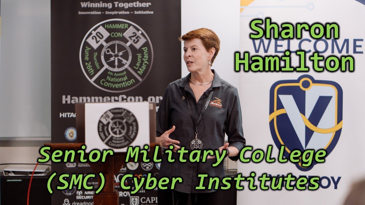 HammerCon 2025: Sharon Hamilton - Senior Military College Cyber ...