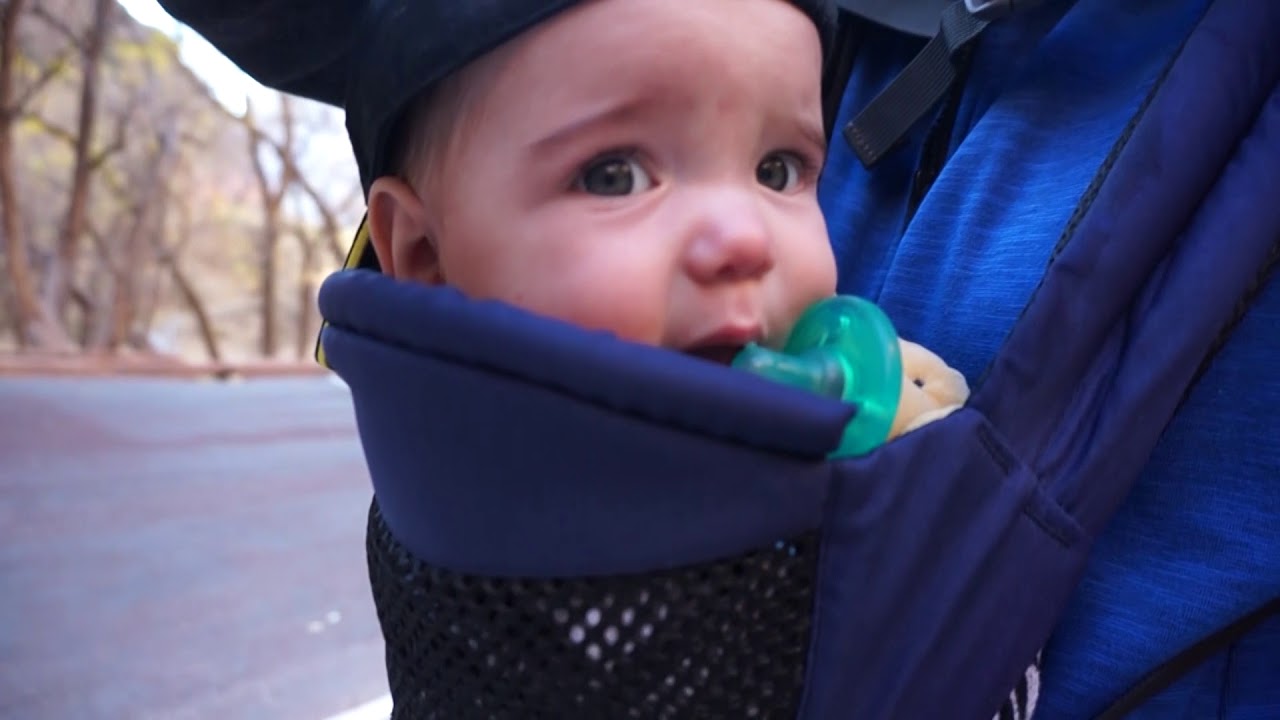 Baby Jaxson's first trip to Zion day 2 - YouTube