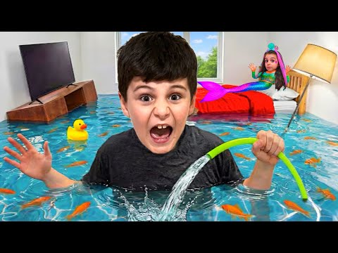 UTKU ASEL LEFT THE TAPS OPEN AND MADE A GIANT AQUARIUM AT HOME! HIS HOUSE WAS FLOODED!!