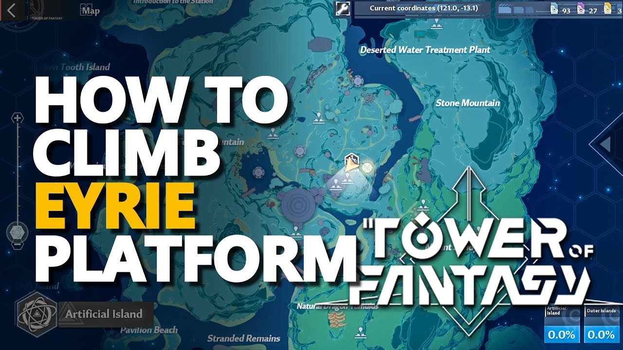 How to climb Eyrie Tower of Fantasy - YouTube