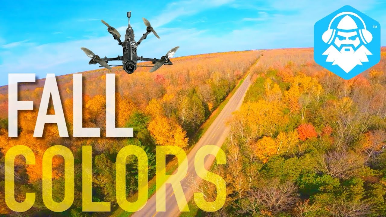 Fall colours - Cinematic FPV drone flight over Ontario forest - YouTube