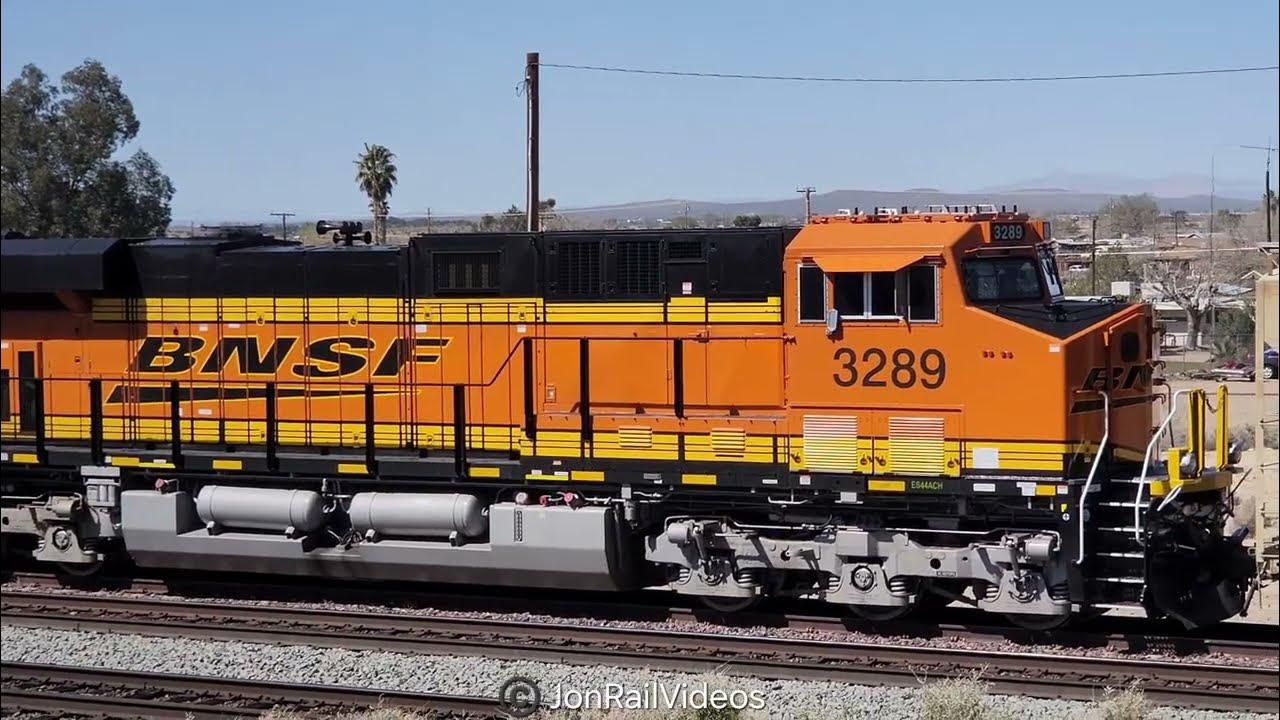 3/8/24 Pre: A day of Railfanning: BNSF 3294 & BNSF 3289 New ES44ACHs stopped at Lenwood - YouTube