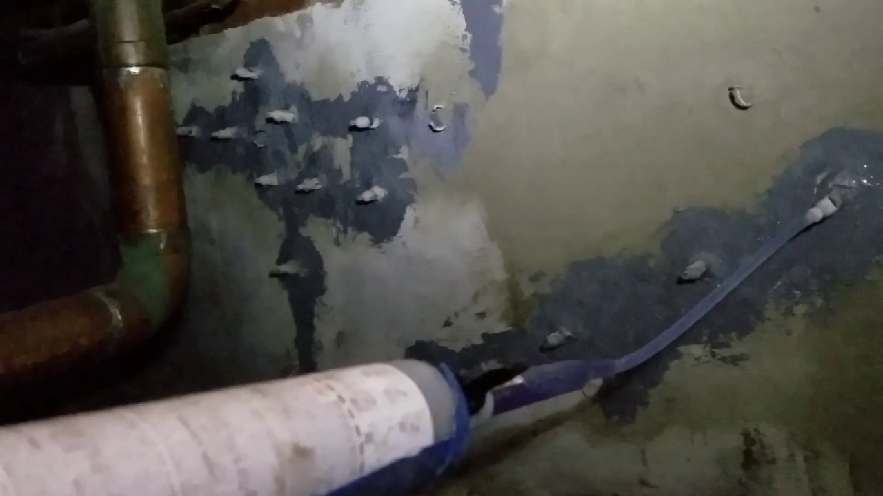 Epoxy Injection Crack Repair - Foundation Repair Denver - YouTube