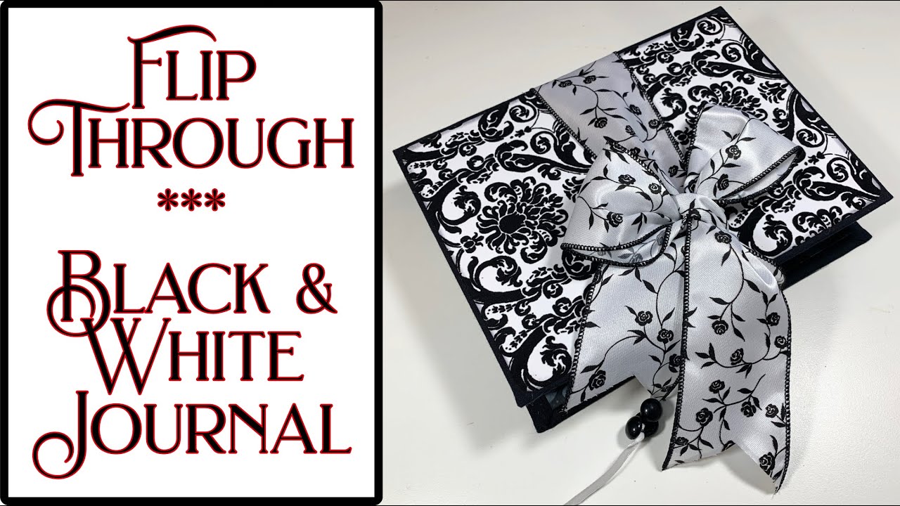 Black & White Writing Journal, Handmade No Junk "clean" Journal ...