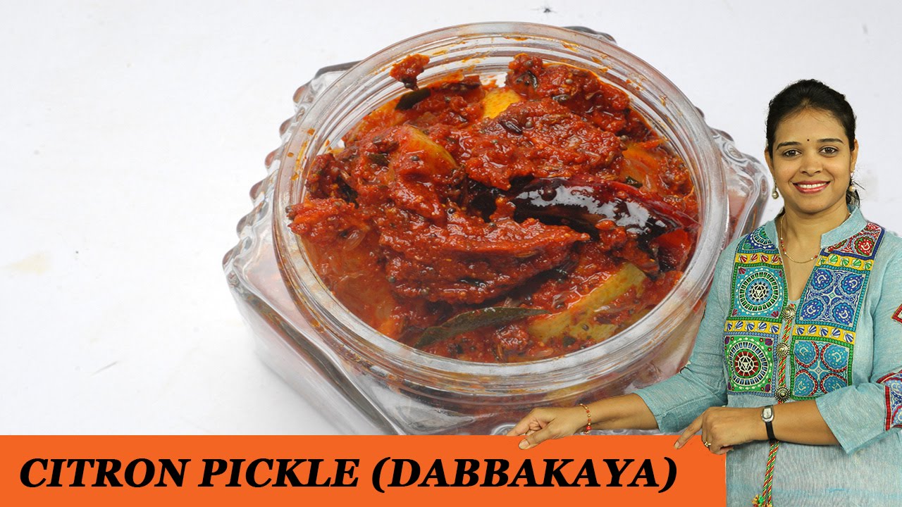 CITRON PICKLE- DABBAKAYA PICKLE - YouTube