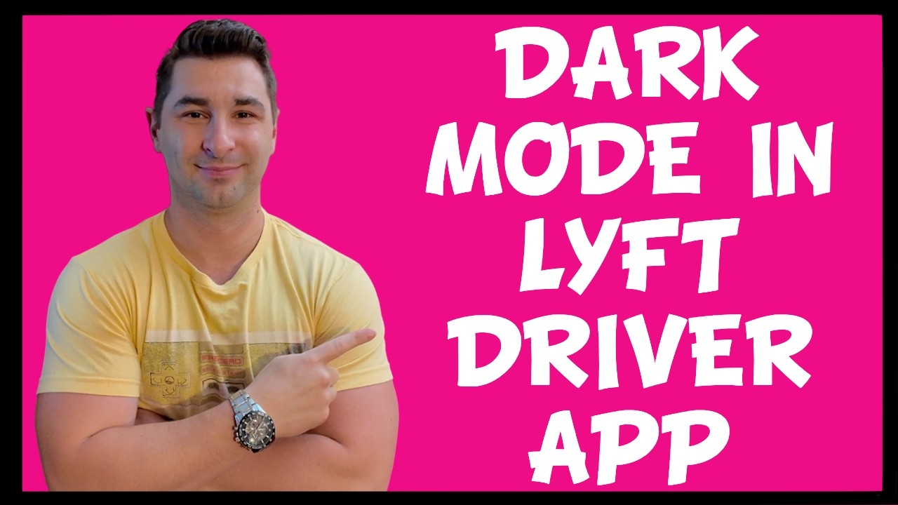 How to Enable Dark Mode in the Lyft Driver App Tutorial - YouTube