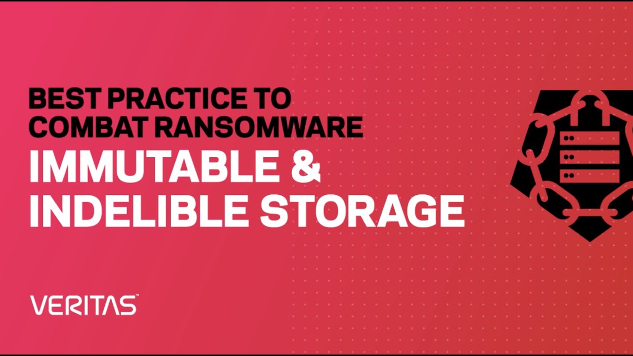 Immutable and Indelible Storage, a Best Practice to Combat Ransomware ...