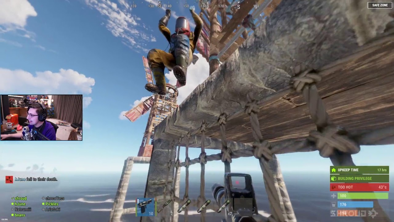 Shroud watches poki kill hjune [ OTV Rust Server Highlights] - YouTube