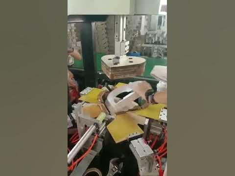 automatic box wrapping machine - YouTube