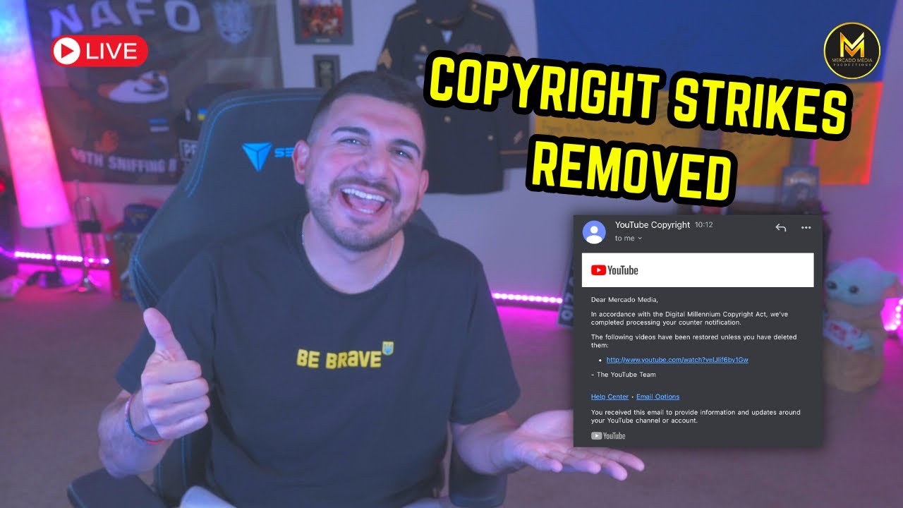 WE ARE BACK! COPYRIGHT STRIKES REMOVED! - YouTube