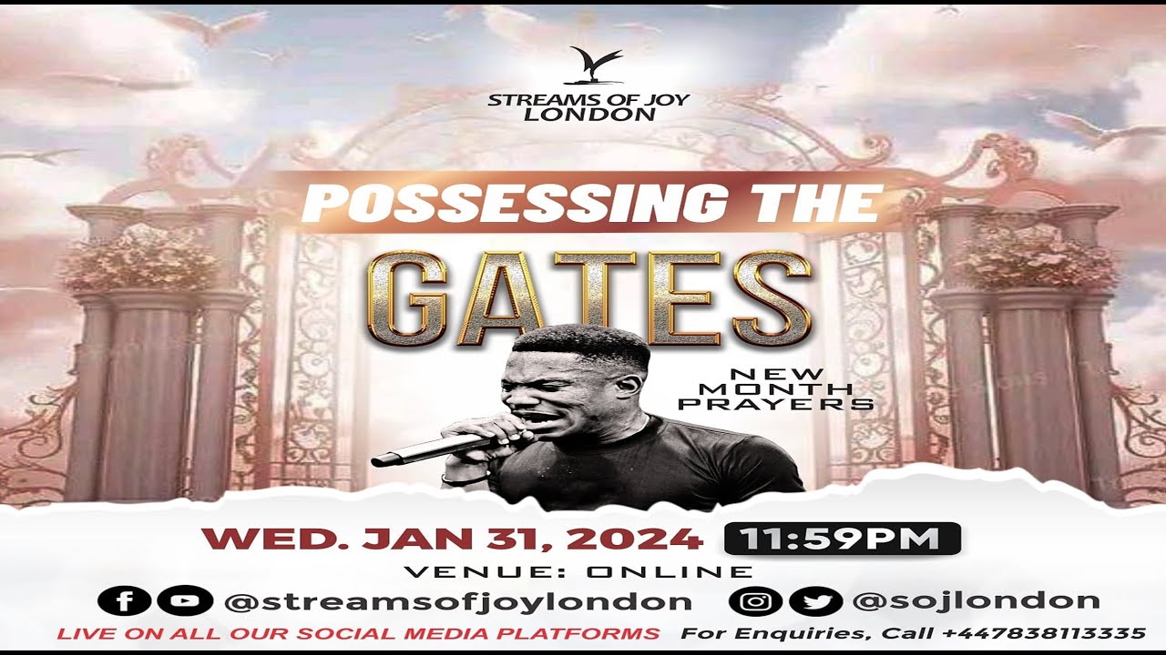 POSSESSING THE GATES | PROPHETIC PRAYERS | 1ST FEB 2024 - YouTube