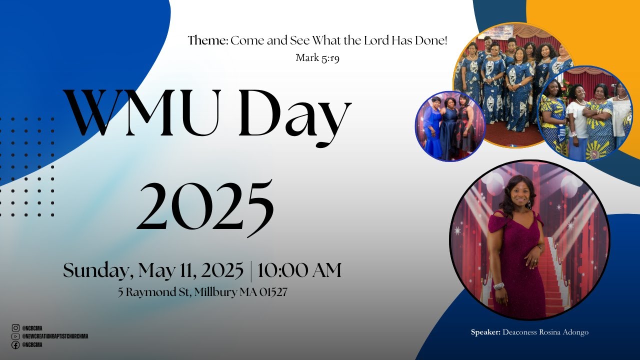 NCBC's Sunday Service | WMU Day | Mothers' Day | May 11, 2025 - YouTube