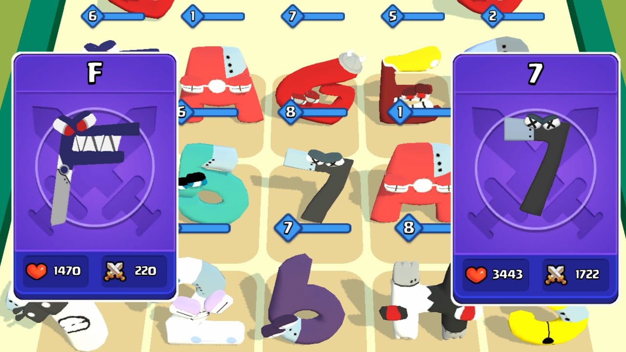 Merge Alphabet + Number Lore' 3D - Monster Fusion Part 4 ⭐⭐⭐⭐⭐ ...