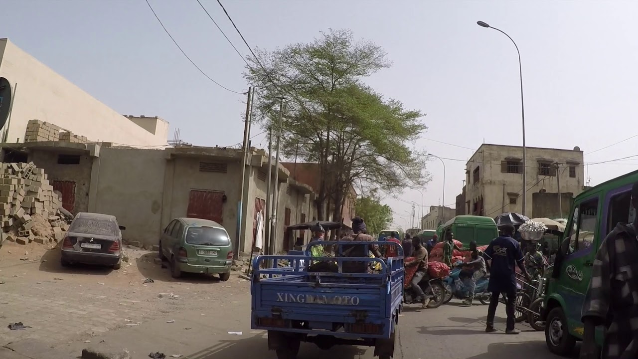 Mali Bamako Town Center, Gopro / Mali Bamako Centre ville, Gopro - YouTube