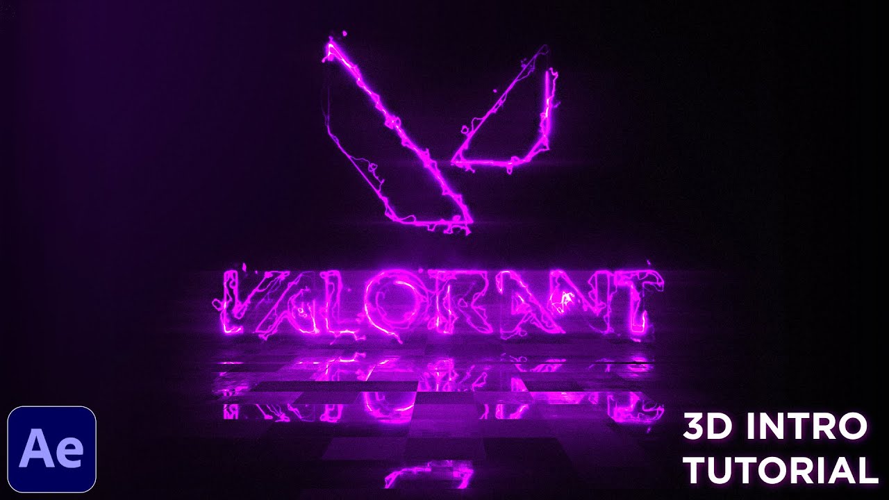 3D Electric Neon Intro Tutorial in After Effects | 3D Reflection ...