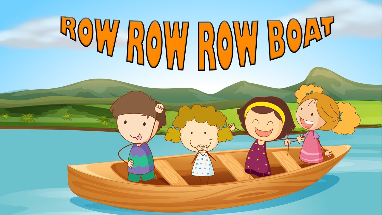 Row Row Row Your Boat Song | Row Row Row Your Boat with Lyrics | Kids ...