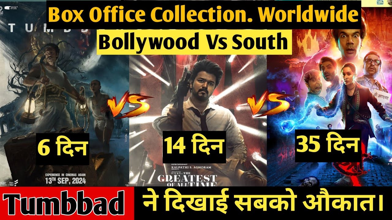 Stree 2 Box Office Collection. The Goat, Stree 2, Thumbbad Worldwide ...