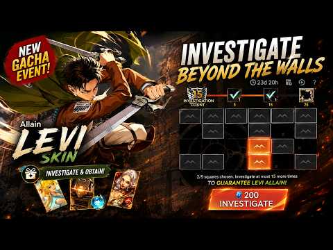 Schau dir das Video an, bevor du Levi kaufst! So sparst du Token im AoT-Event.