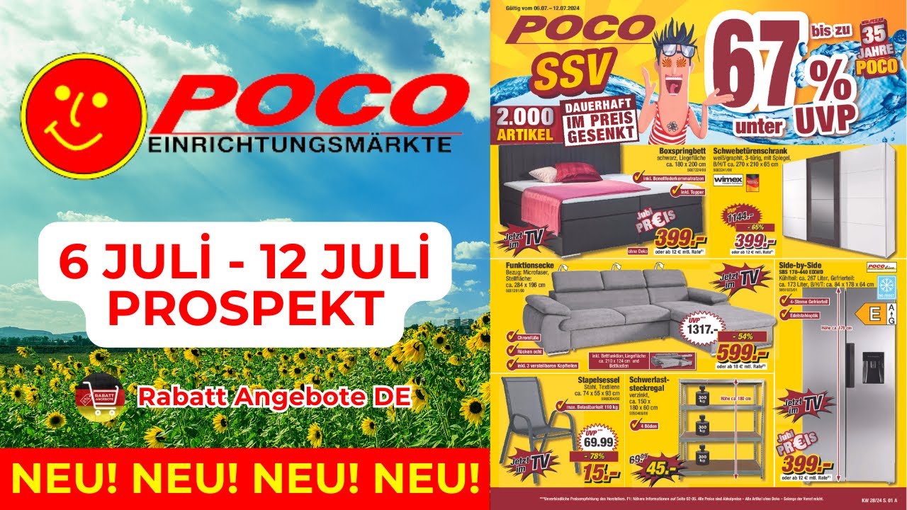 POCO Prospekt Werbung | Prospekt Gültig von 06.07.2024 - Rabatt ...