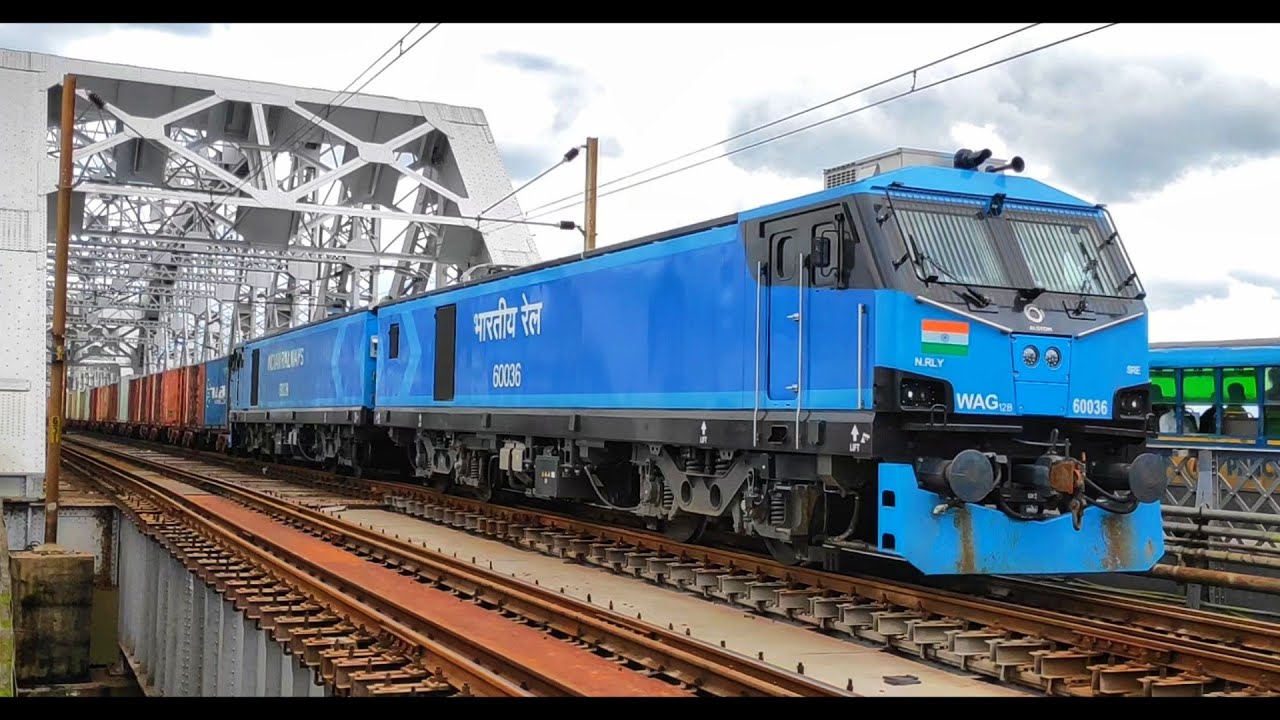 India's Most Powerful Locomotive Of 12000 HP WAG12 First Time Spotted ...