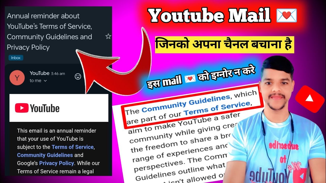😭Annual Reminder About YouTube Terms Of Service, Community Guidelines ...