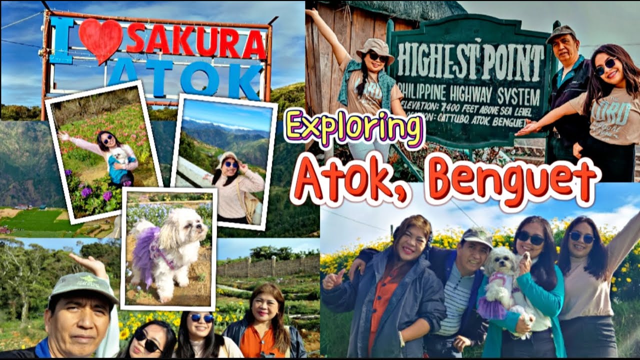 ATOK, BENGUET TRAVEL VLOG 2024 🌄 3D2N | SAKURA FARM | AERISH MAGLAYA ...