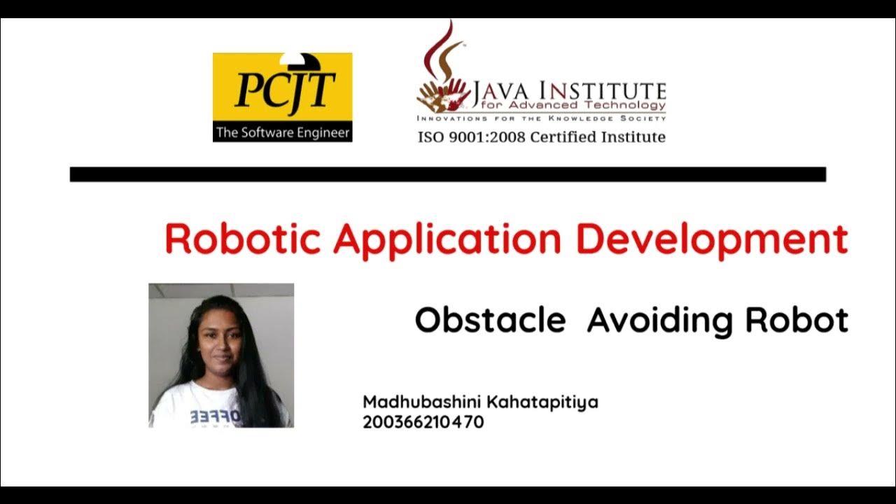 Obstacle Avoiding Robot Car | Java Institute | PCJT Software Engineering | Robotics - YouTube